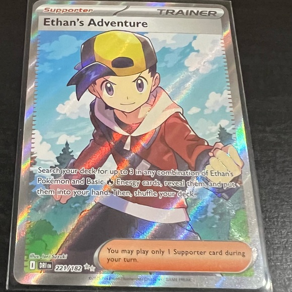 Pokemon | Toys | Pokmon Ethans Adventure 22182 Full Art Trainer Destin ...